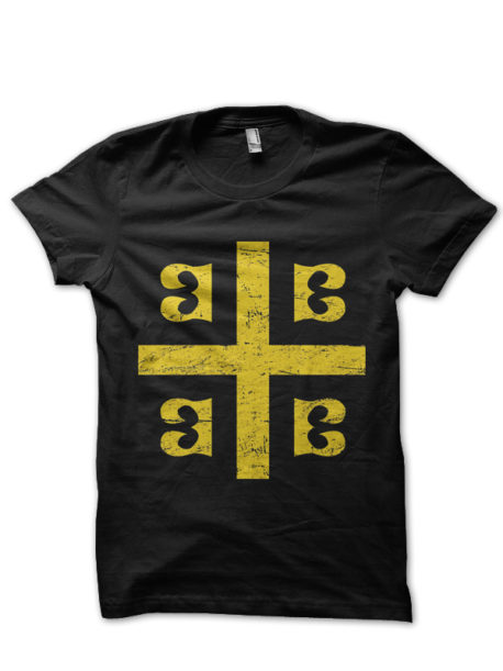 Constantinople 1453 Byzantine Empire Black T-Shirt - Shark Shirts