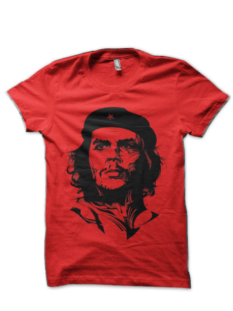 Che Guevara Red T-Shirt - Shark Shirts
