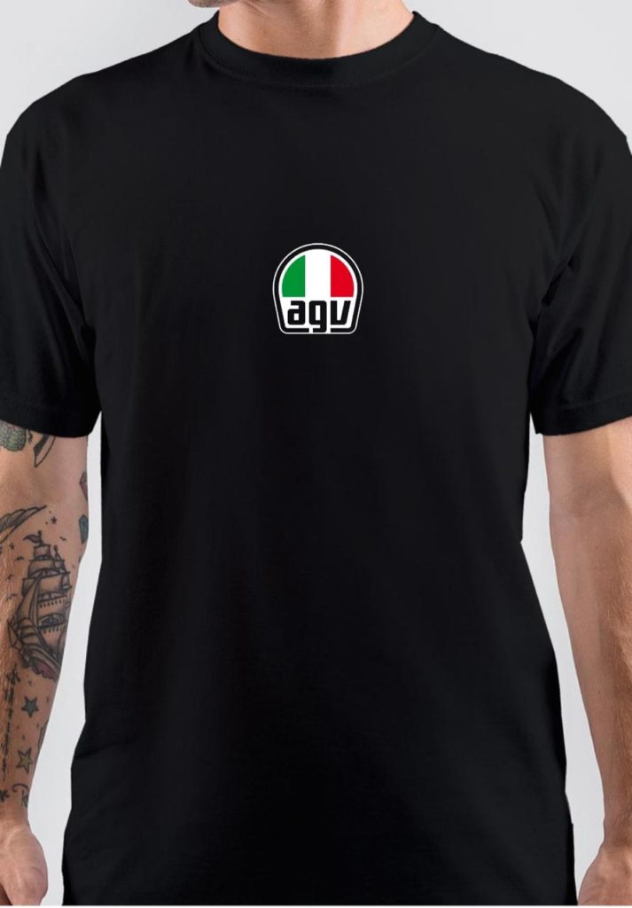 Agv Helmet Logo T-Shirt - Shark Shirts