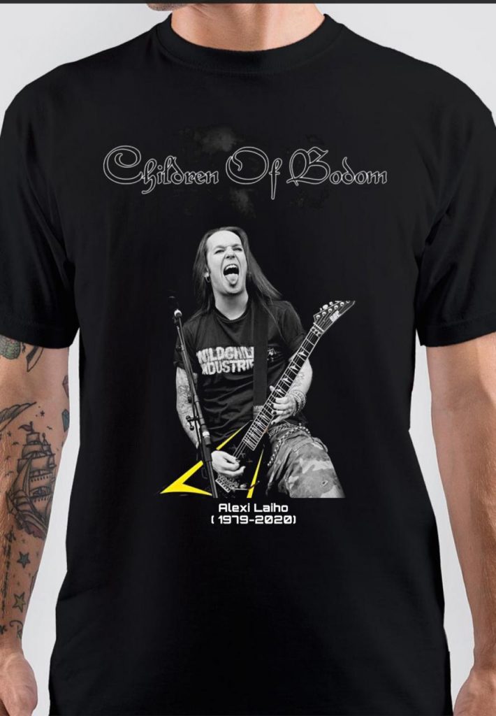 RIP Alexi Laiho Children Of Bodom T-Shirt - Shark Shirts