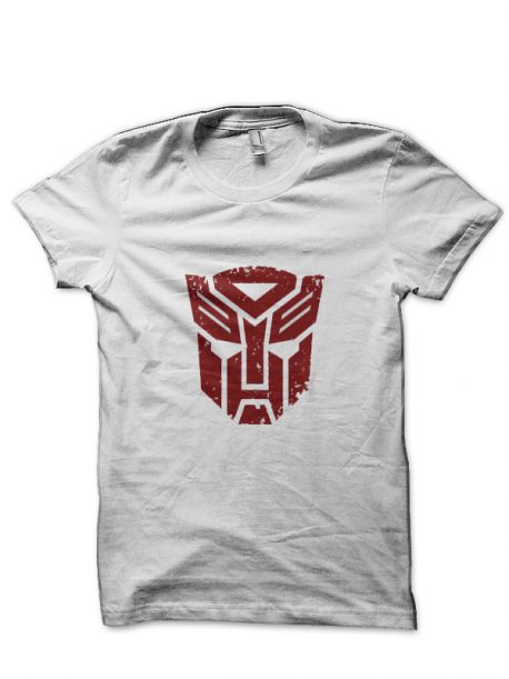 Transformers Autobots White T-Shirt - Shark Shirts