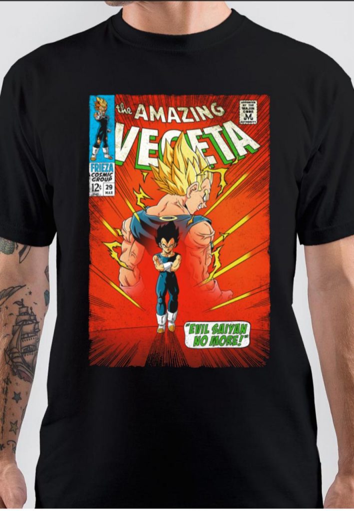 The Amazing Vegeta T-Shirt - Shark Shirts