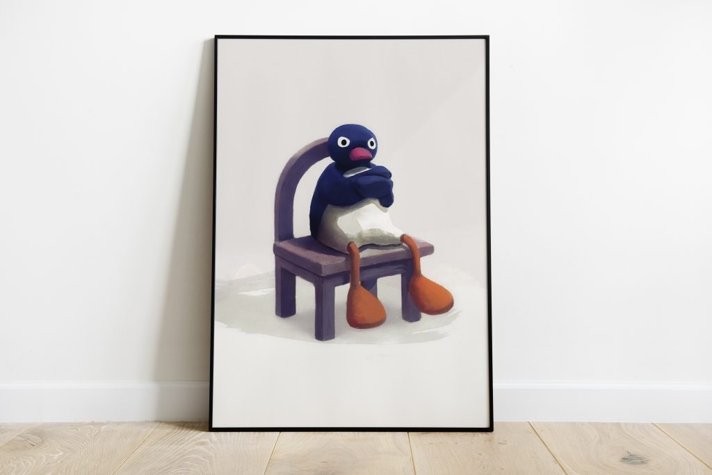Angry Pingu Poster | Shark Shirts