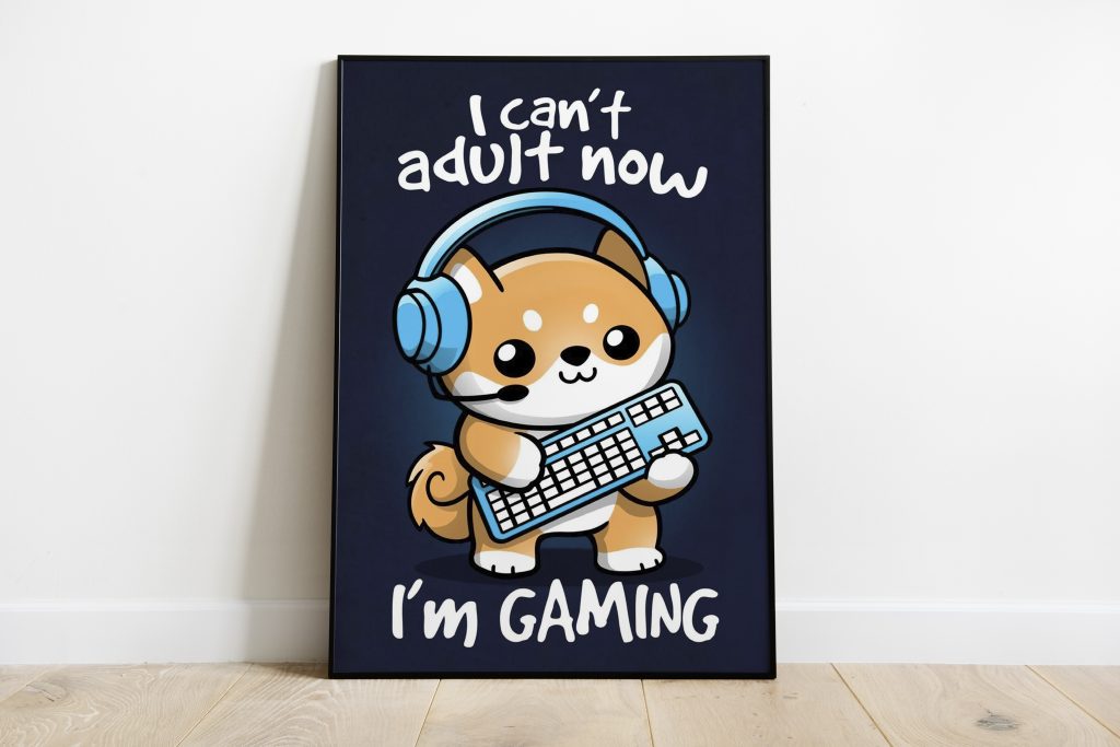 Gamer Poster - Shark Shirts