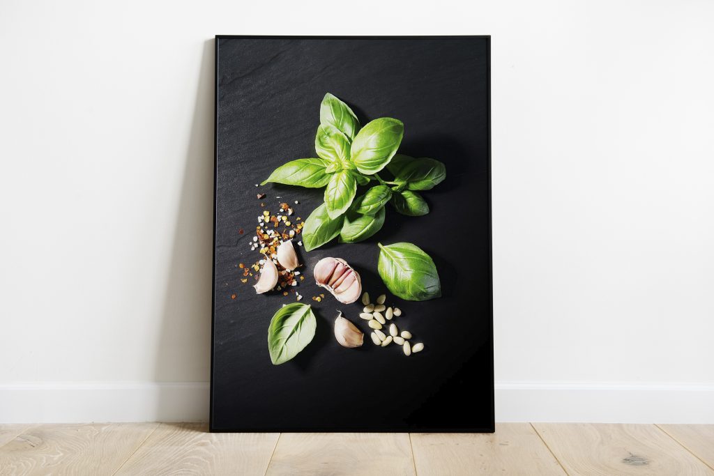 Garlic And Basil Poster - Shark Shirts