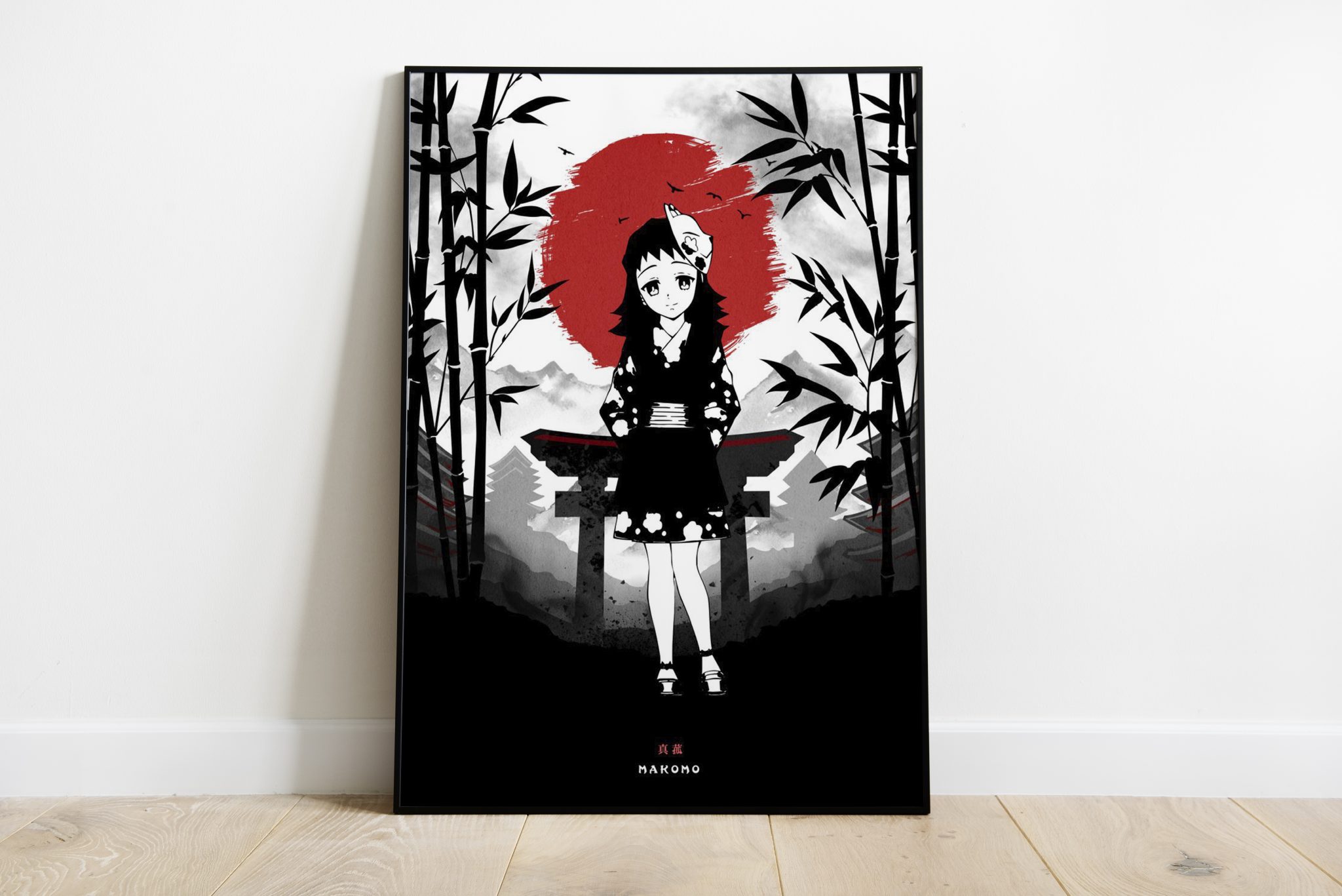 Makomo Demon Slayer Poster - Shark Shirts