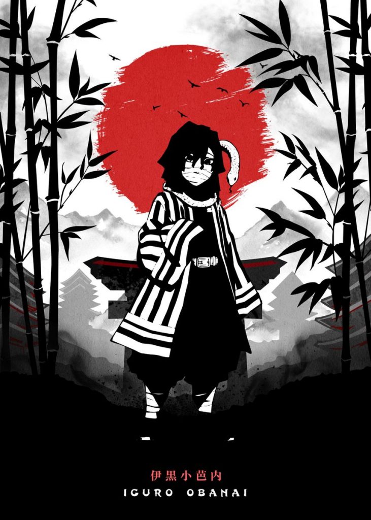 Obanai Demon Slayer Poster - Shark Shirts