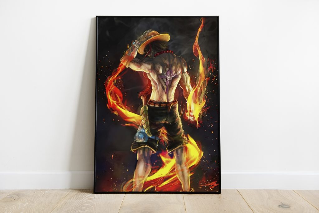 One Piece Ace Poster at Cassandra Wasinger blog