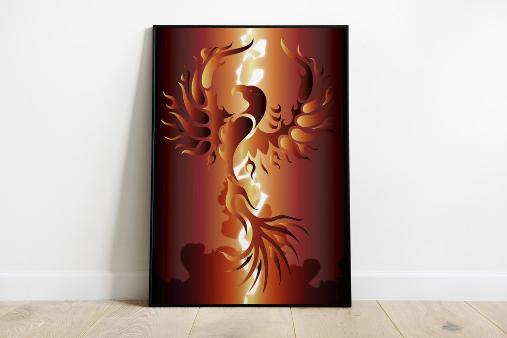 Phoenix Rising Poster - Shark Shirts