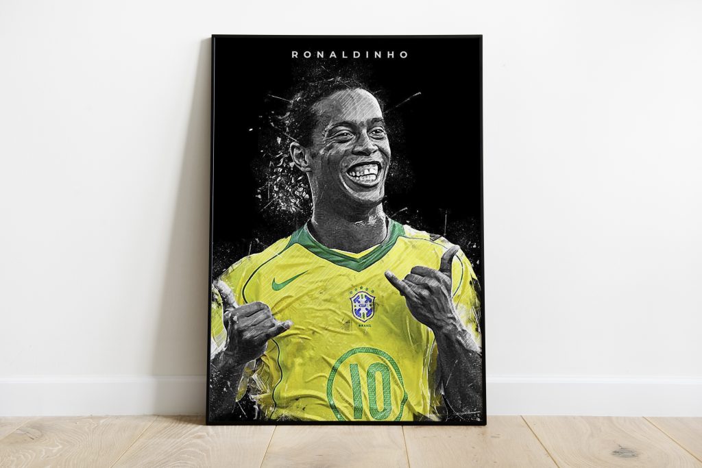 Ronaldinho Poster - Shark Shirts