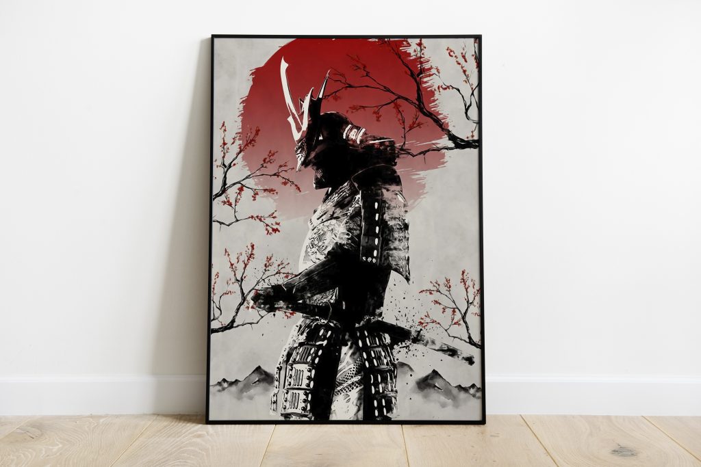 Samurai Poster - Shark Shirts