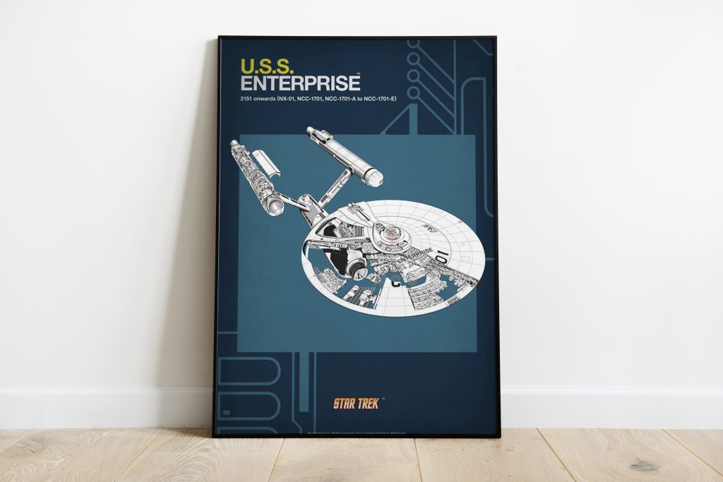 USS Enterprise Poster - Shark Shirts