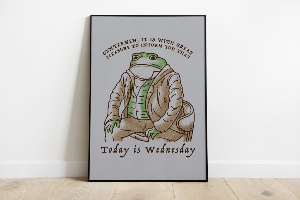 Today Is Wednesday Poster - Shark Shirts