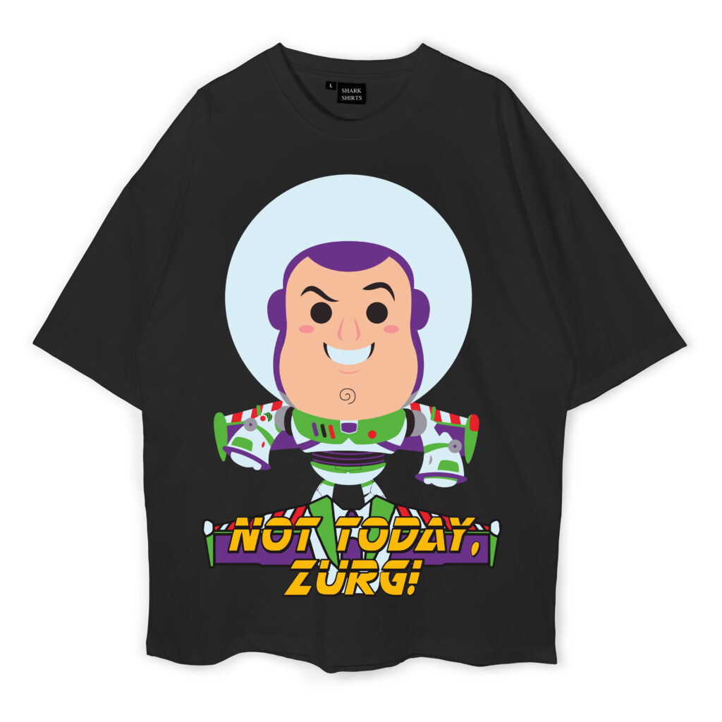 Buzz Lightyear Oversized T-Shirt - Shark Shirts