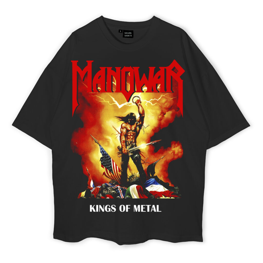 Manowar Oversized T-Shirt - Shark Shirts