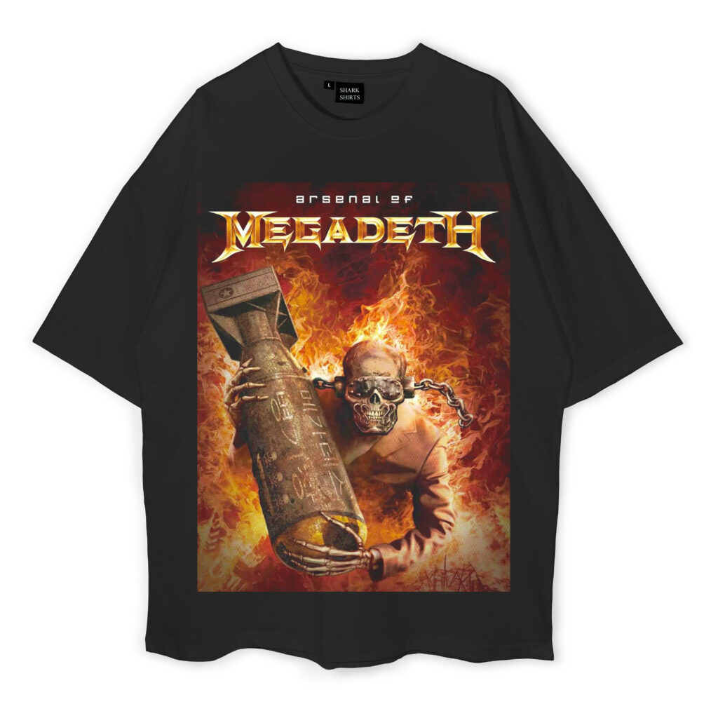 Megadeth Oversized T-Shirt - Shark Shirts