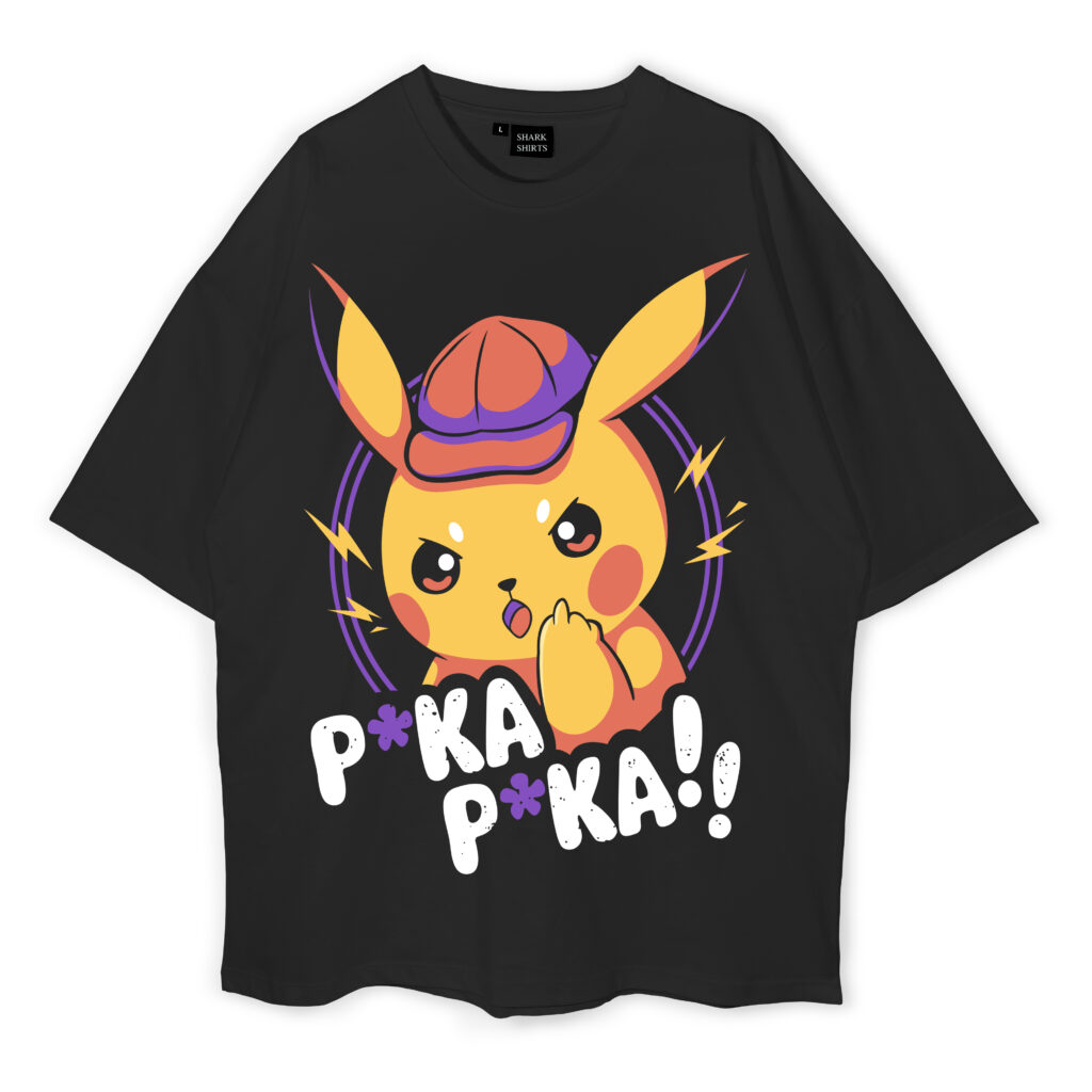 Pikachu Oversized T-Shirt - Shark Shirts