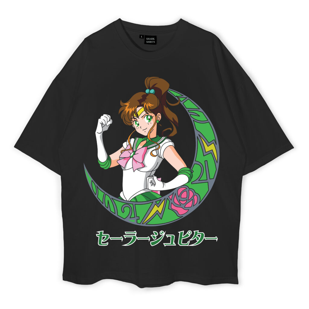 Sailor Jupiter Oversized T-Shirt - Shark Shirts