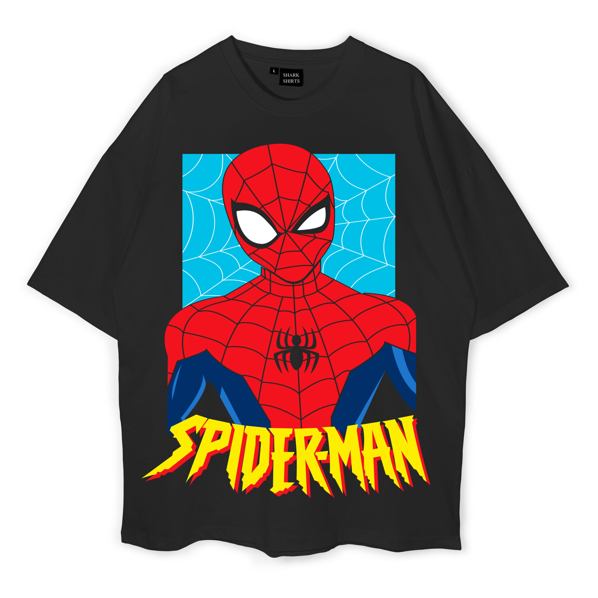 Sneakerhead Spider Man Oversized T-Shirt - Shark Shirts