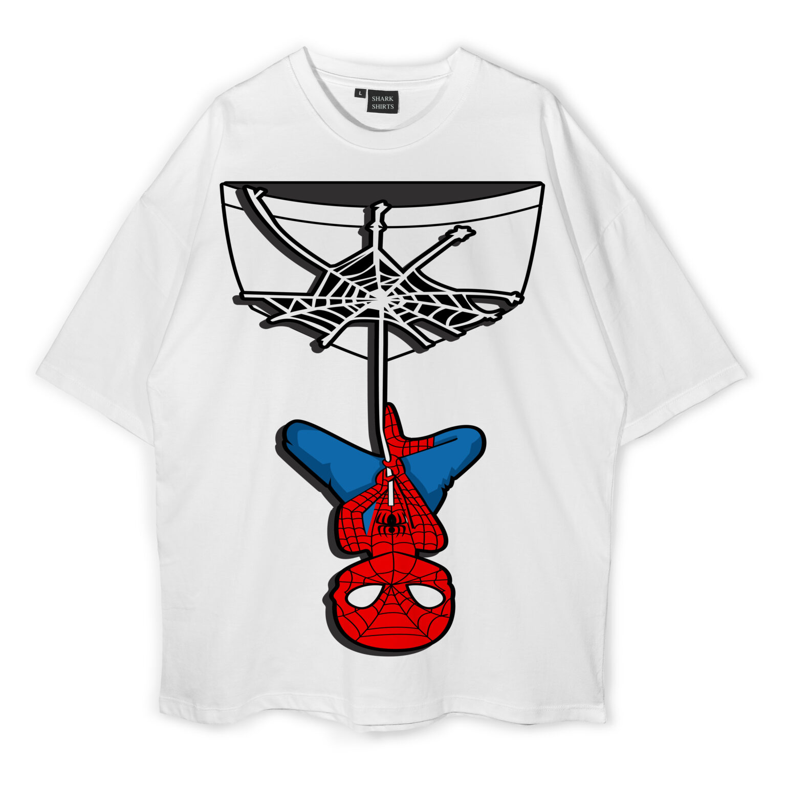 Sneakerhead Spider Man Oversized T-Shirt - Shark Shirts
