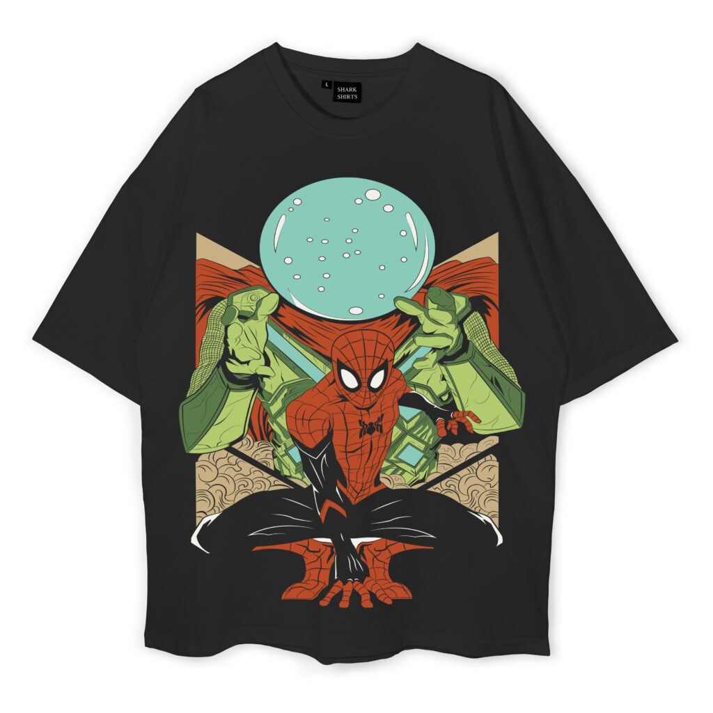 Spider-Punk Oversized T-Shirt - Shark Shirts