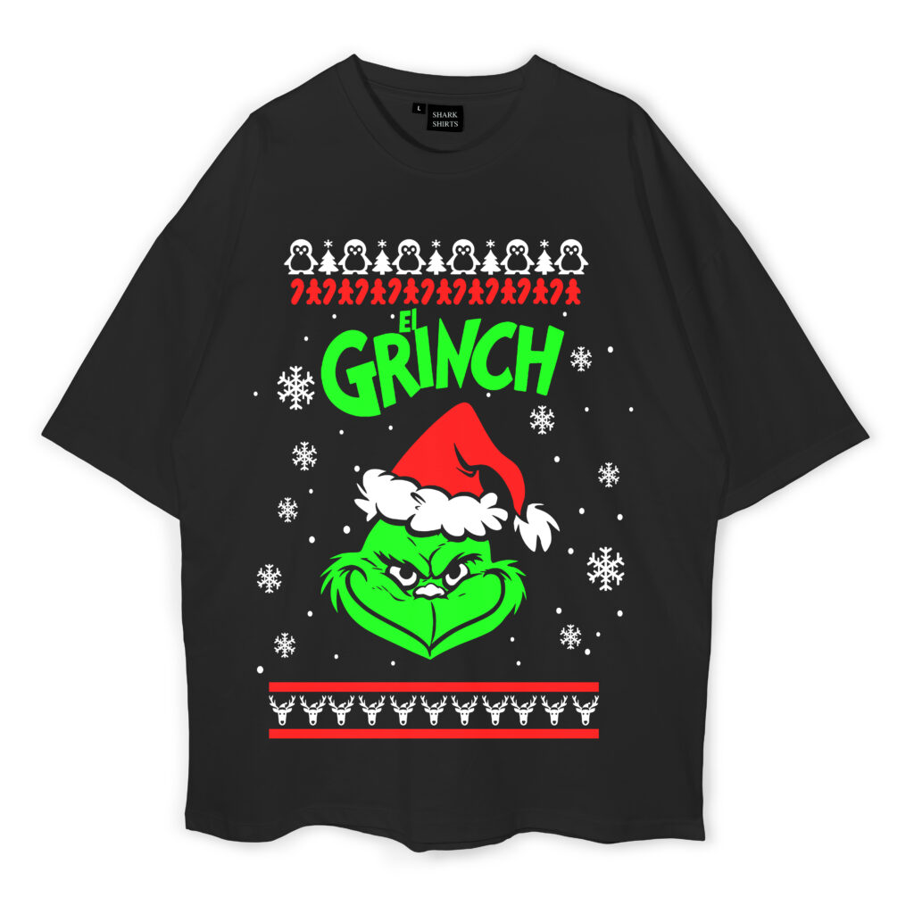 The Grinch Oversized T-Shirt - Shark Shirts