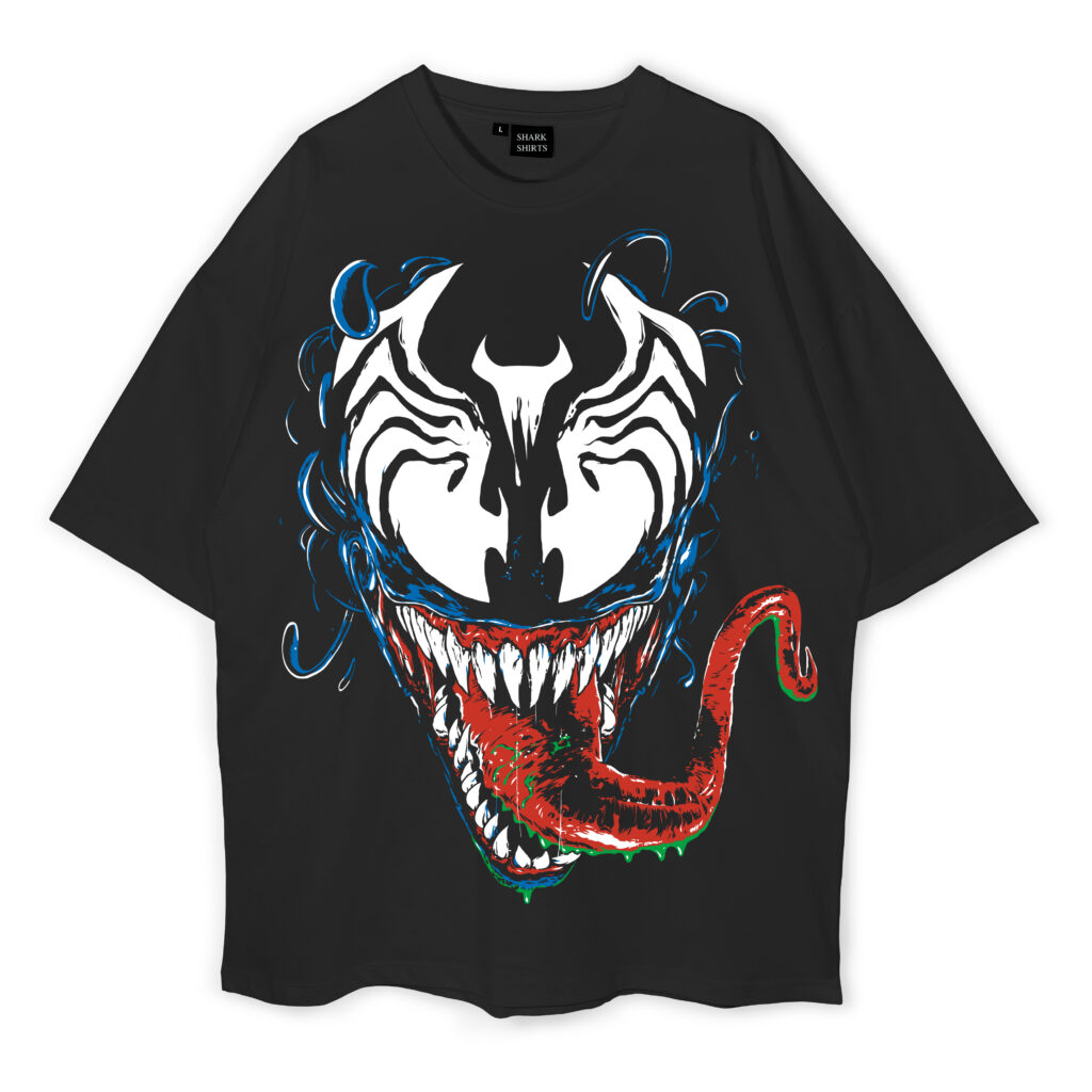 Venom Oversized T-Shirt - Shark Shirts