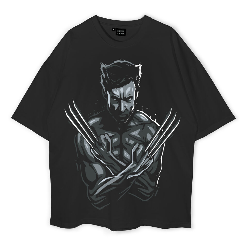 Wolverine Oversized T-Shirt - Shark Shirts