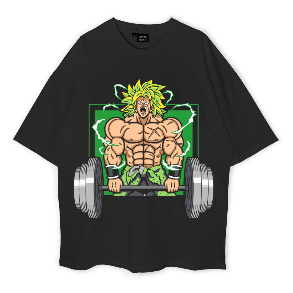Broly Oversized T-Shirt - Shark Shirts