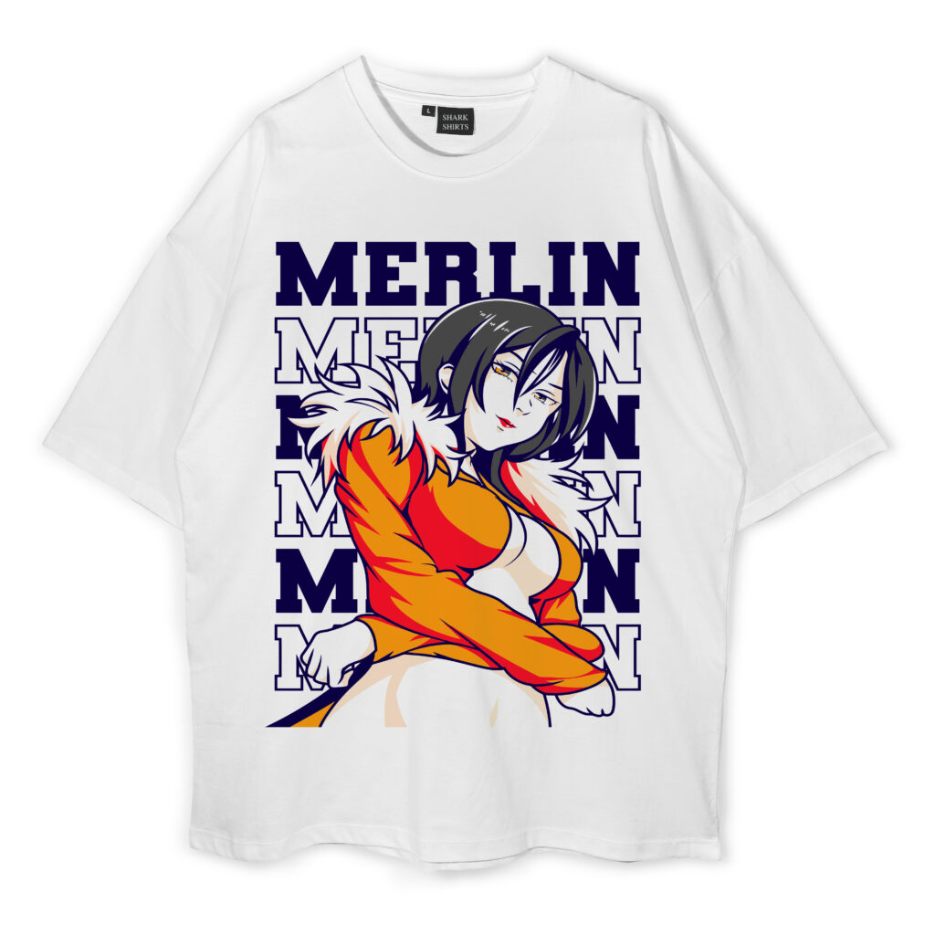 Merlin Oversized T-Shirt - Shark Shirts
