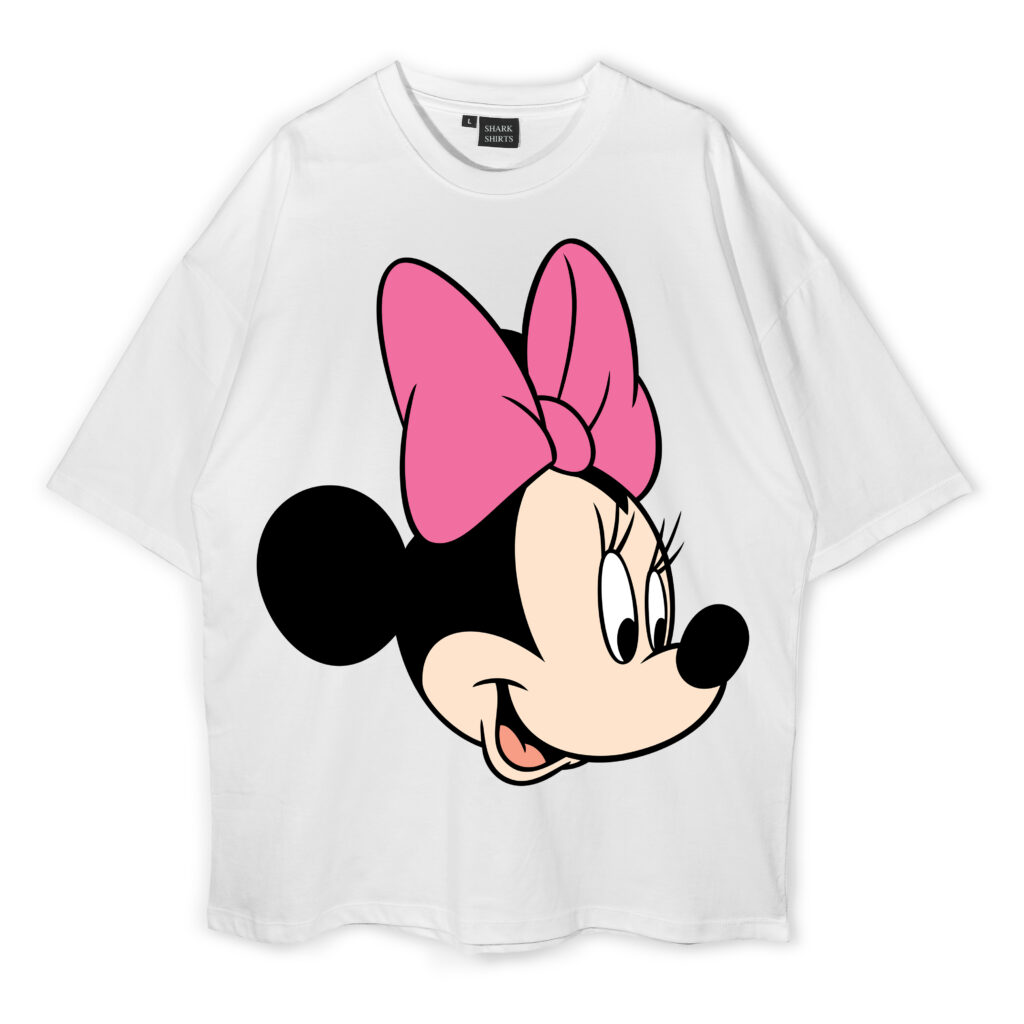 Minnie Mouse Oversized T-Shirt - Shark Shirts