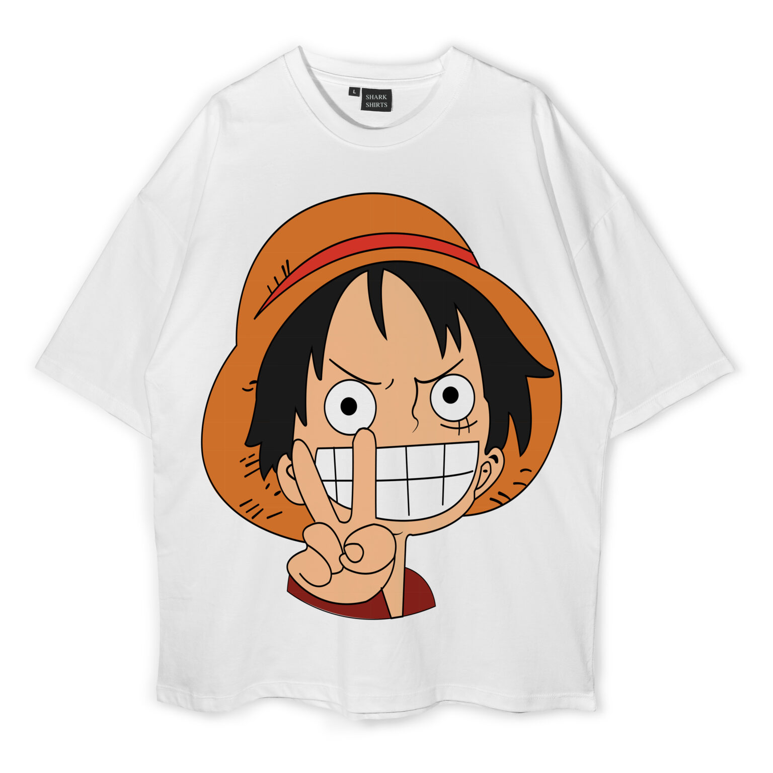Monkey D. Luffy Oversized T-Shirt - Shark Shirts