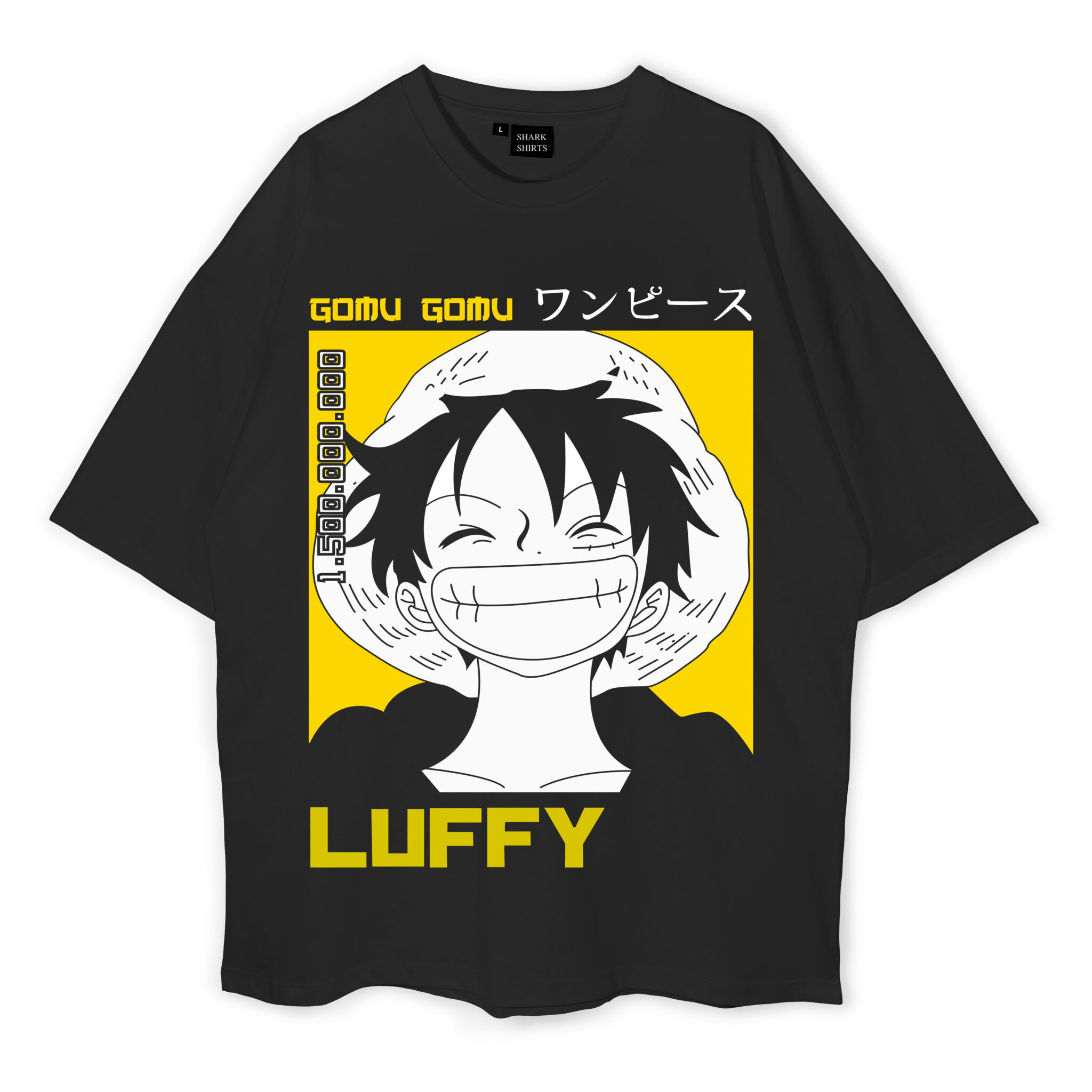 Monkey D. Luffy Oversized T-Shirt - Shark Shirts