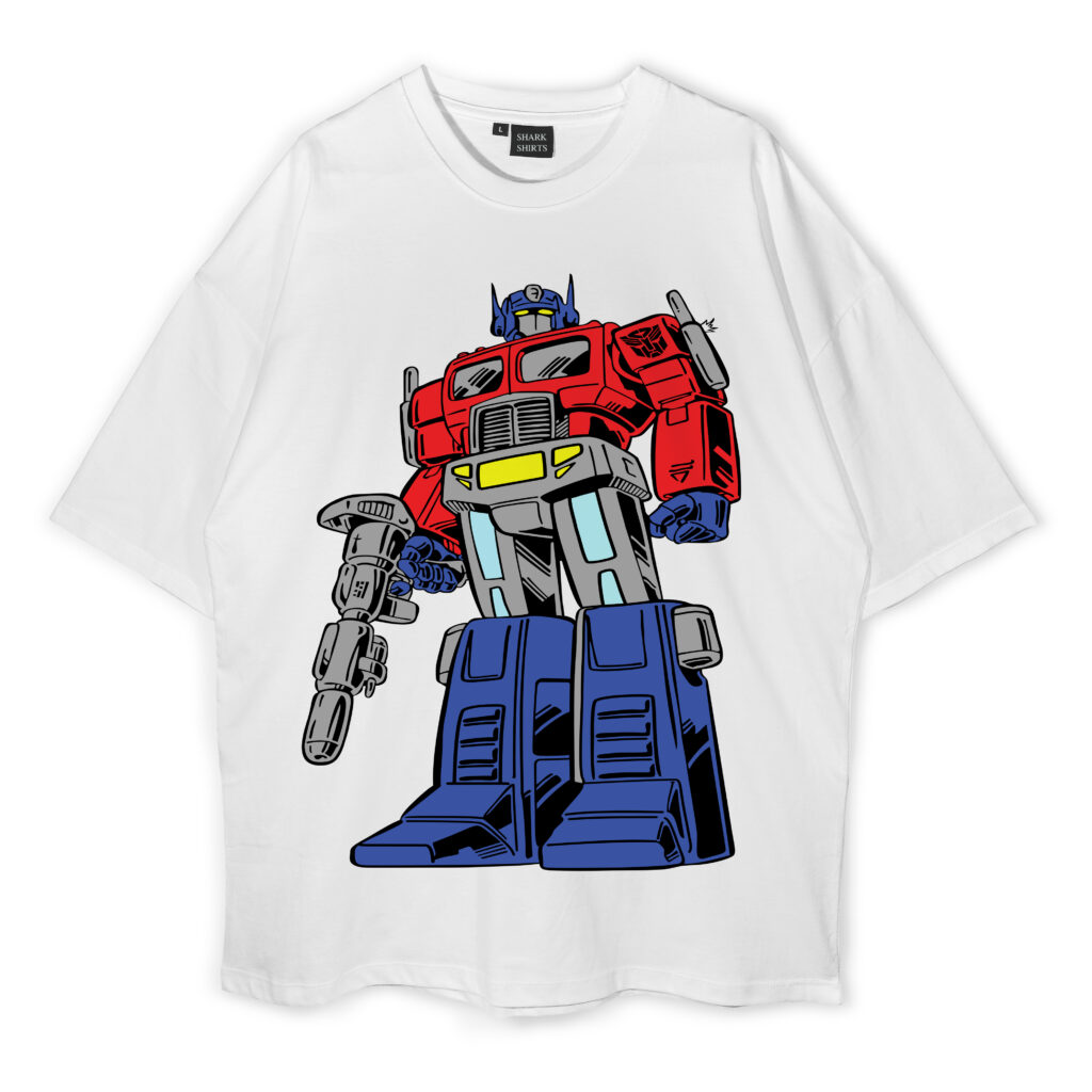 Optimus Prime Oversized T-Shirt - Shark Shirts