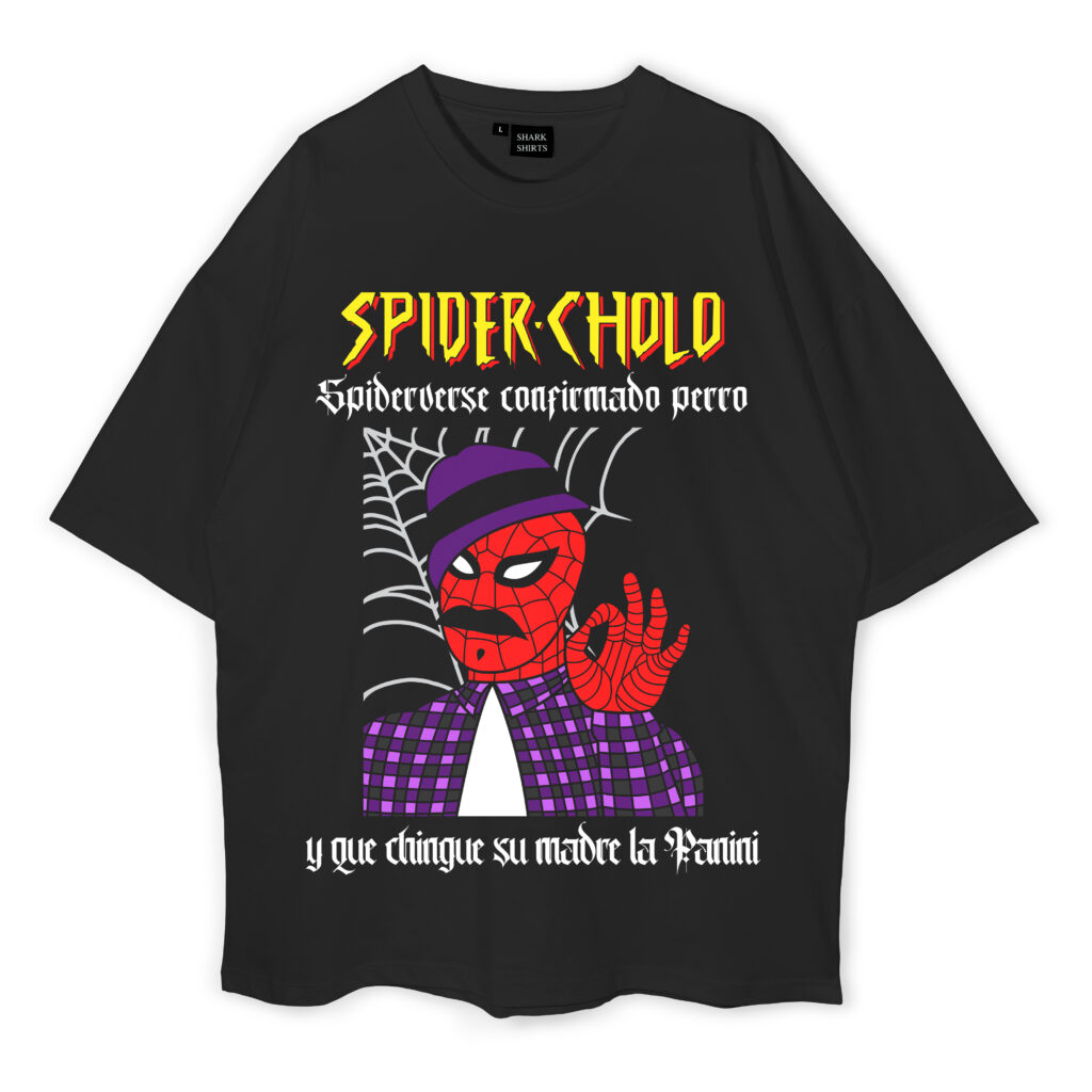Spider-Cholo Oversized T-Shirt - Shark Shirts