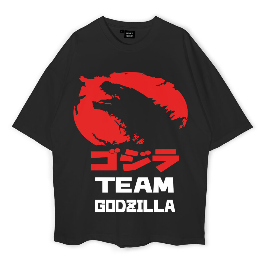 Team Godzilla Oversized T-Shirt - Shark Shirts