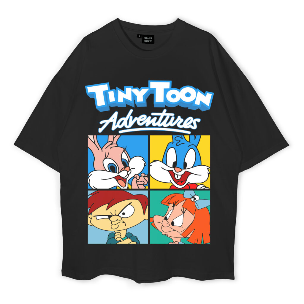 Tiny Toon Adventures Oversized T-Shirt - Shark Shirts