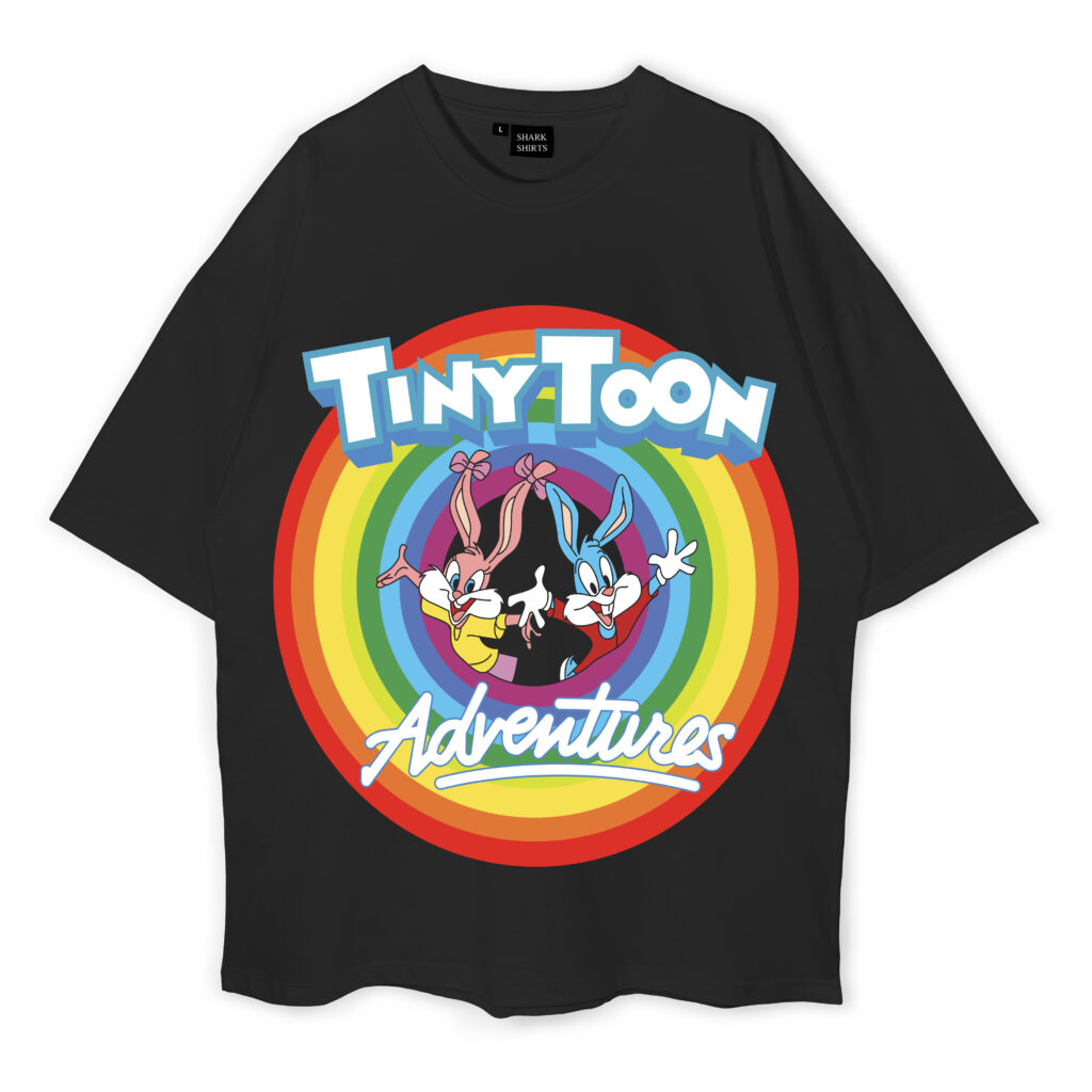 Tiny Toon Adventures Oversized T-Shirt - Shark Shirts