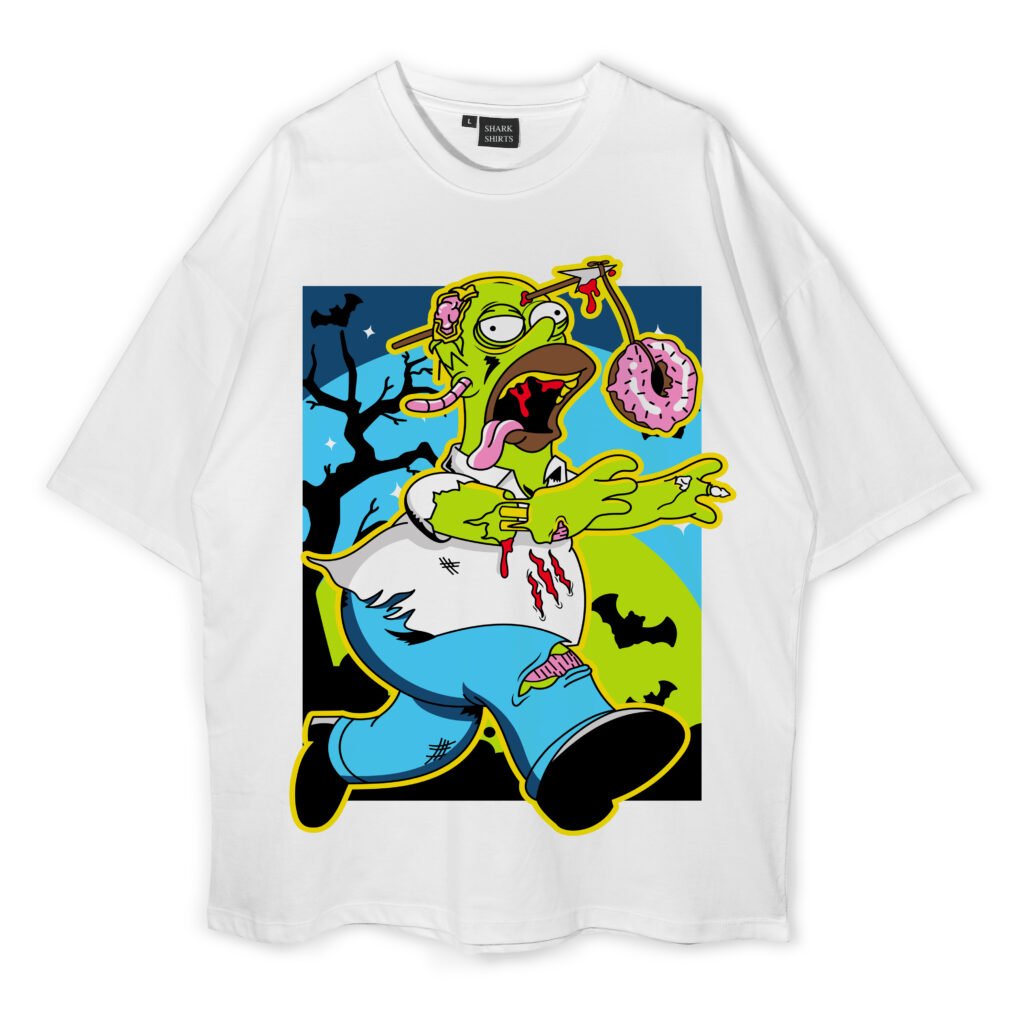 Treehouse Of Horror XX Oversized T-Shirt - Shark Shirts