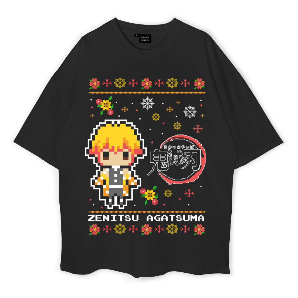 Zenitsu Agatsuma Oversized T-Shirt - Shark Shirts