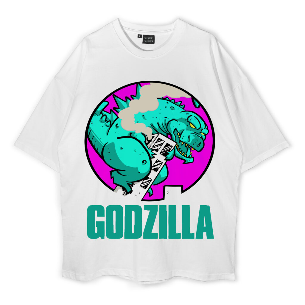 Godzilla Oversized T-Shirt - Shark Shirts